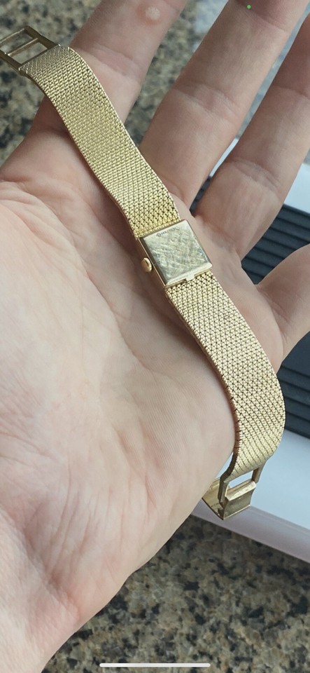 Beautiful ROLEX Solid 14k Vintage Ladies Wristwatch Mesh Band 48.8 ...