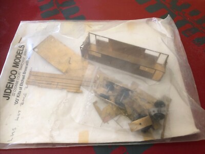 Jidenco Models Brass Kit LMS 40 Ton Bogie Brake Van Part Built 4mm Kit ...