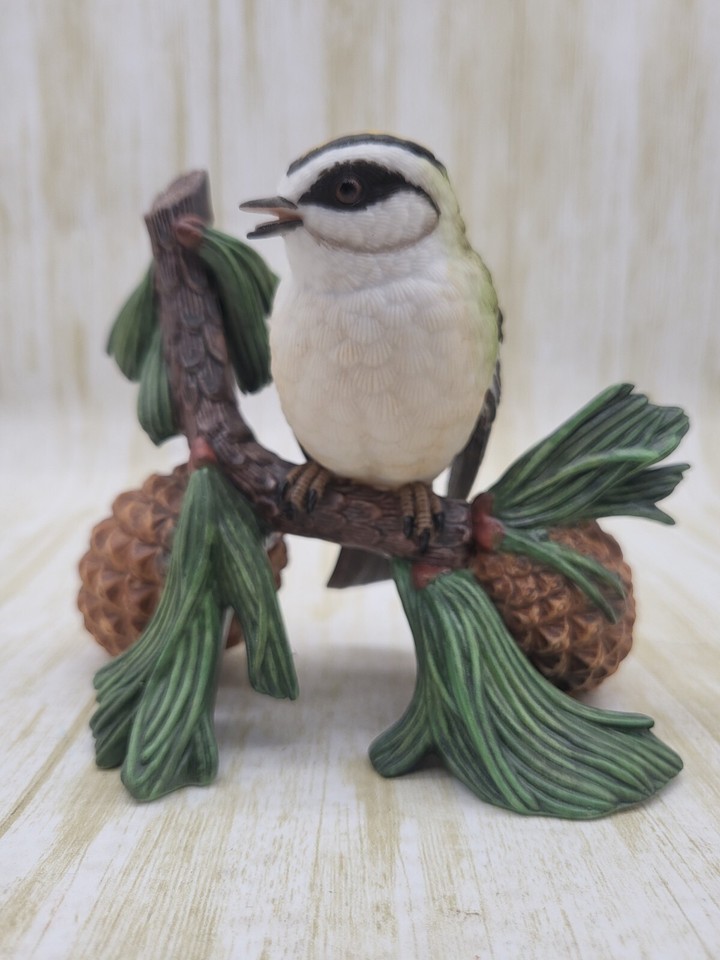 Lenox Garden Bird Collection 1995 Golden Crowned Kinglet New in Box w ...
