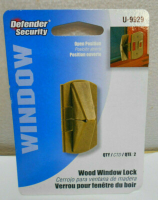 Lot of 4 New Defender Security U-9929 Double Hung Wood Window Steel ...