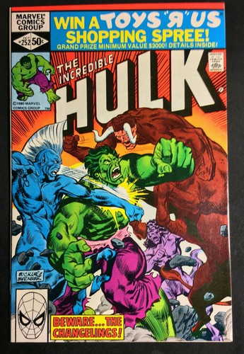 INCREDIBLE HULK 252 SPIDER-MAN APP RICK JONES V 1 HIGH GRADE AVENGERS ...