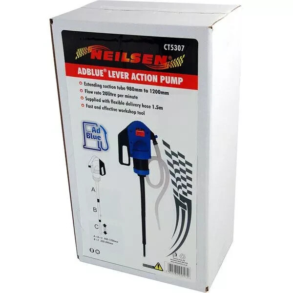 LEVER BARREL HAND PUMP ADBLUE UREA CHEMICALS SOLVENTS THINNERS - BNIB ...