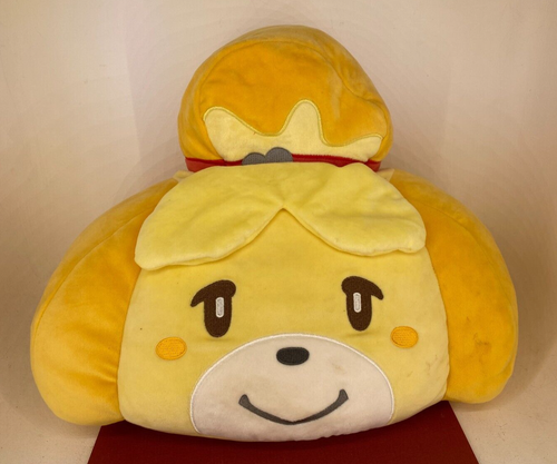 Tomy Club Mocchi ☆ ANIMAL CROSSING ☆ Mega Isabelle Head - Soft Toy Plush Pillow | eBay Australia