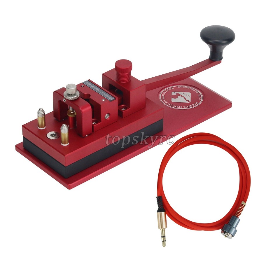 Morse Code Shortwave Radio CW Magnetic Force Telegram Key with Long ...