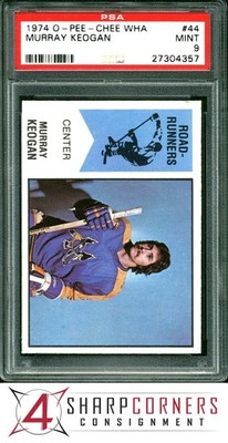 1974 O-PEE-CHEE WHA #44 MURRAY KEOGAN RC ROADRUNNERS PSA 9 SET BREAK | eBay