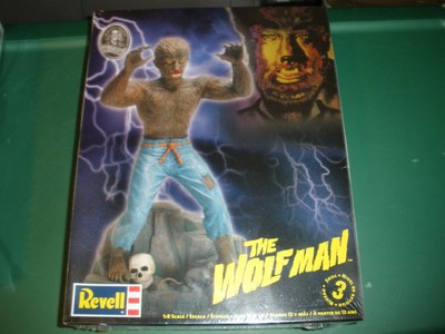Revell The Wolfman Model Kit 1:8 Scale NEW 2009 Universal Studios ...