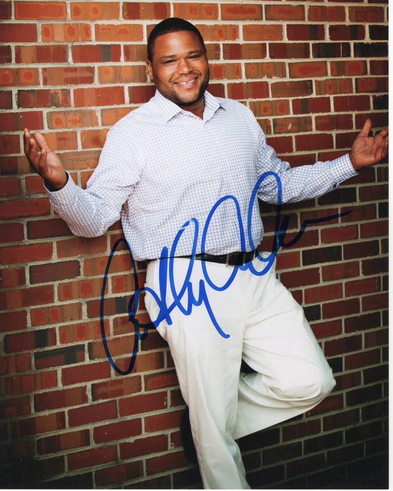 ANTHONY ANDERSON SIGNED AUTOGRAPH 8X10 PHOTO - BLACK-ISH, THE DEPARTED ...