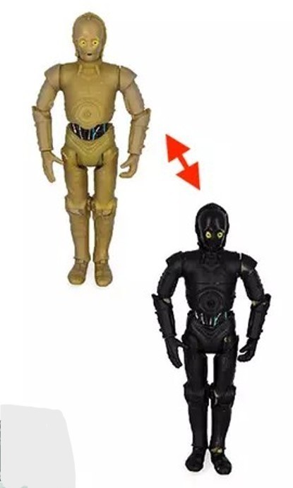 Star Wars Disney Droid Factory Waves Tours 3.75" Color Change R3 R4 R5 ...
