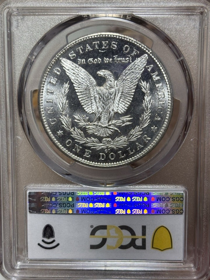 1891-CC PCGS MS63 PL Morgan Dollar $1, Stunning Carson City, Proof Like ...