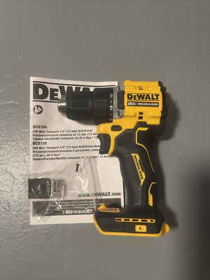 DEWALT DCD794 20V MAX 1/2" Atomic 2-Speed Brushless Drill Driver (Tool ...