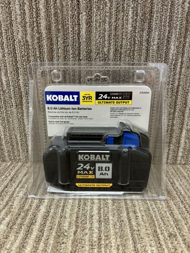 Kobalt KXB 824-03 24V MAX 8Ah Lithium-ion ULTIMATE OUTPUT Battery ...