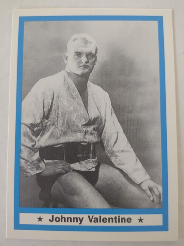Johnny Valentine #34 Pro Wrestling Legends Trading Card Wrestler 1991 ...