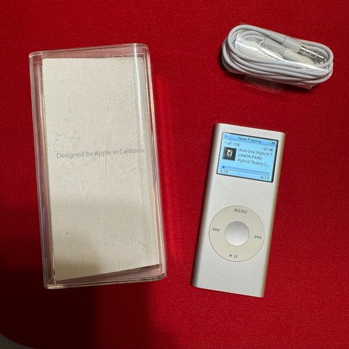 Apple iPod Nano 2nd Gen (A1199) 2GB Silver MP3 Player Tested Good ...