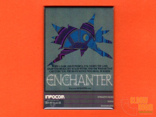 Enchanter box art 2x3" fridge/locker magnet Infocom interactive fiction ...
