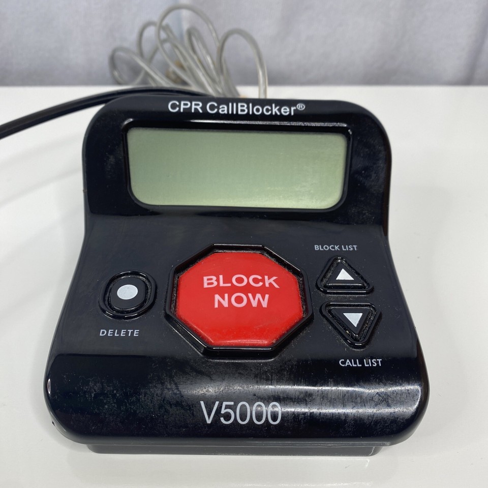CPR V5000 Call Blocker for Landline Phones - Block All Robocalls and ...