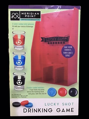 Meridian Point Drinking Game Lucky Shot Glass Party Fun | eBay