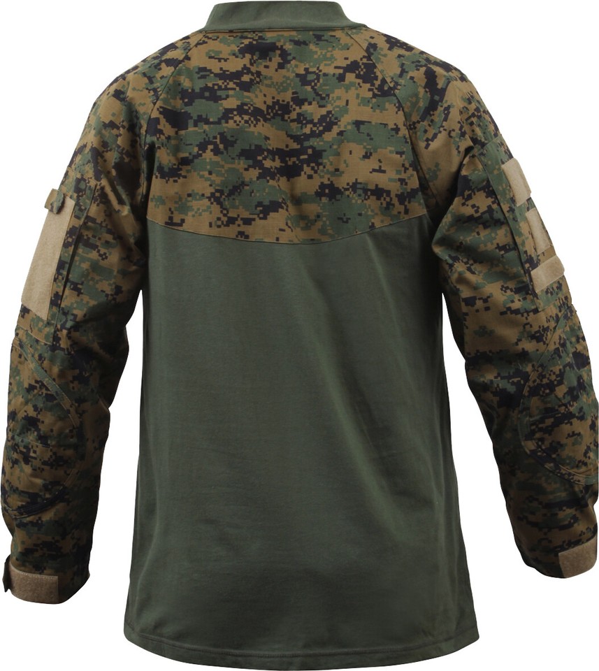 Tactical Combat Shirt Airsoft Paintball Camo Military Uniform Army Base ...