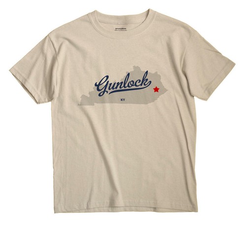 Gunlock Kentucky KY T-Shirt MAP | eBay