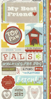 Dog Cardstock Stickers - Top Paw by Adornit | eBay