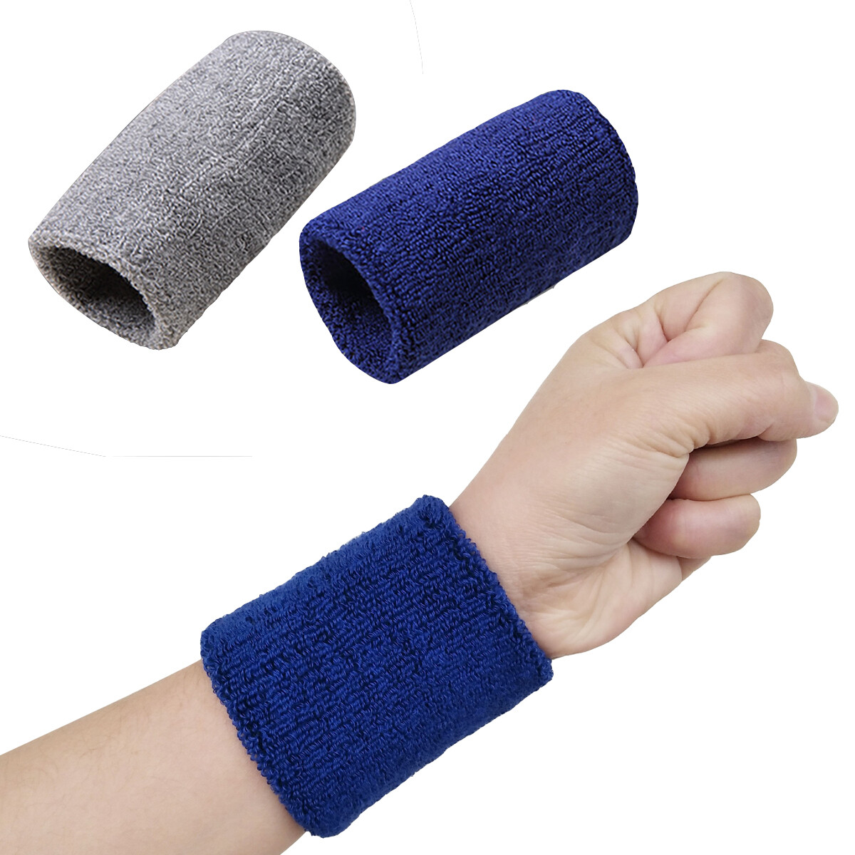 10pcs Sports Wrist Towel Wristbands 6 Inch Extra Long Non Allergenic ...