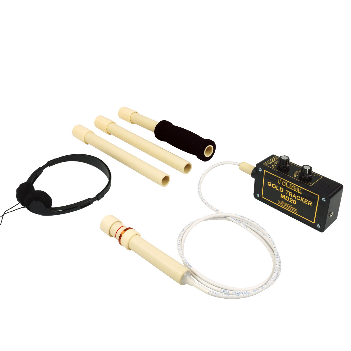 Falcon Gold Tracker MD20 Metal Detector 300kHz Probe w/ Handle ...