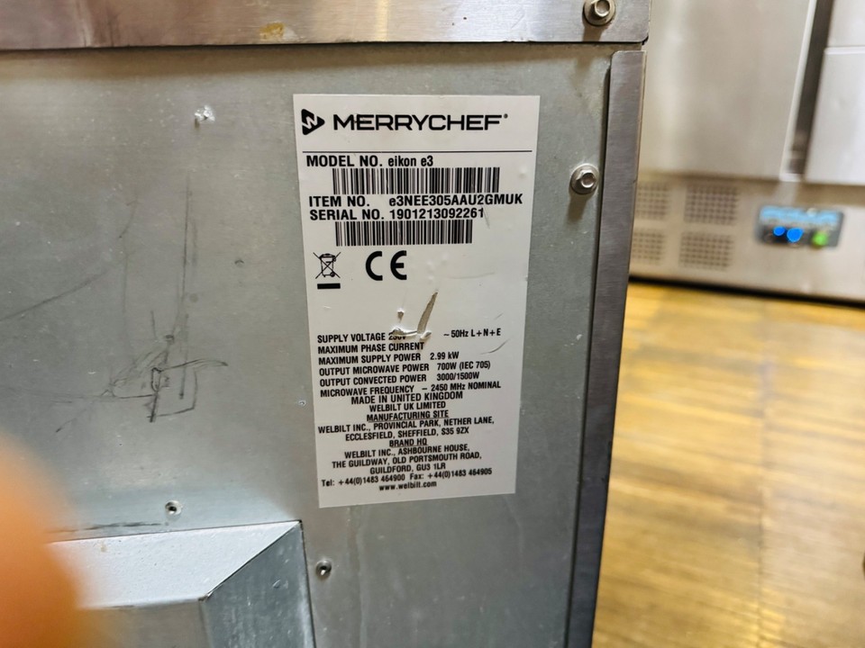 Merrychef Eikon E3 High Speed Oven 13 A Plug 240V (1350)plus VAT | eBay UK