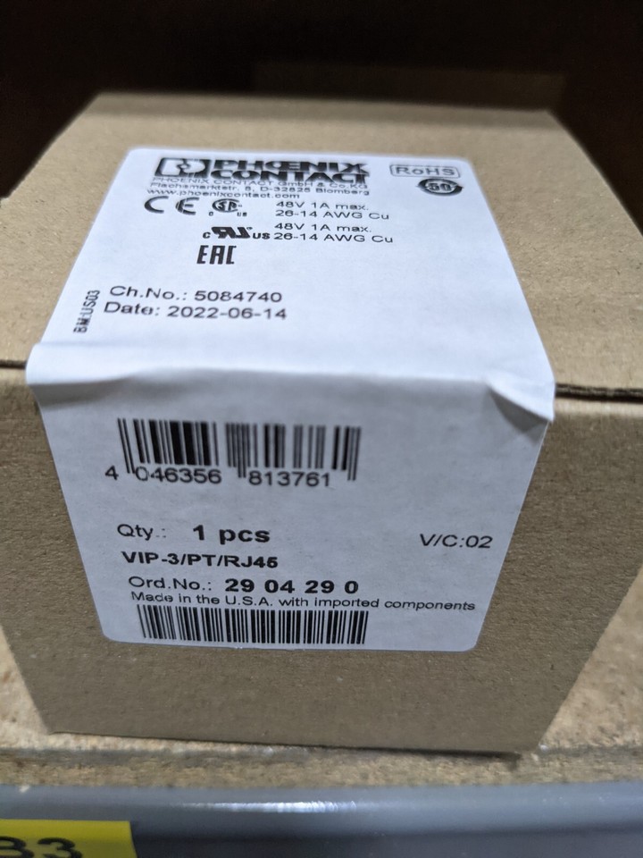 Phoenix Contact Interface module - VIP-3/PT/RJ45 2904290 | eBay