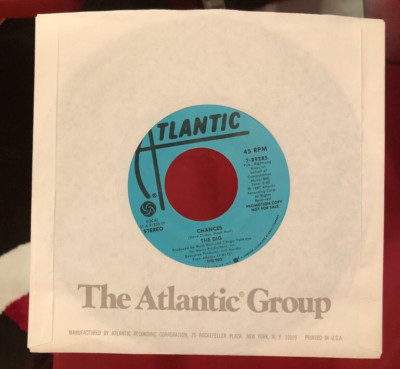 THE DIG CHANCES/SAME FLIP PROMO 45 VINYL | eBay