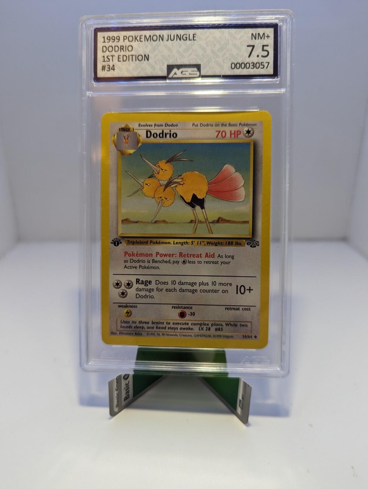 Pokémon 1st Edition Dodrio Jungle 34/64 AGS 7.5 | eBay