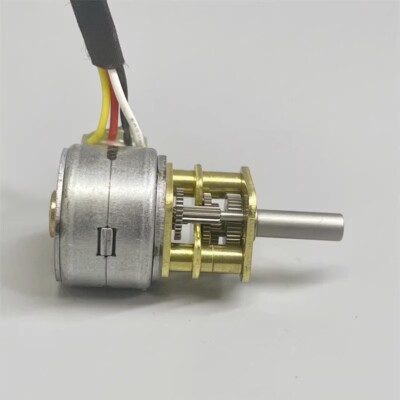 DC 5V 15BY 15mm 2-phase 4-wire Mini Full Metal Gearbox Gear Stepper ...