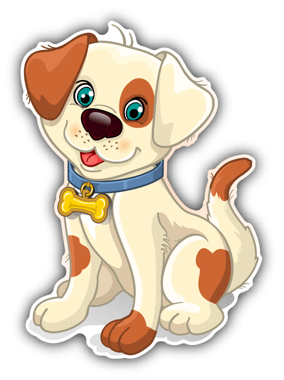 Funny Cartoon Dog Bone Car Bumper Sticker Decal | eBay