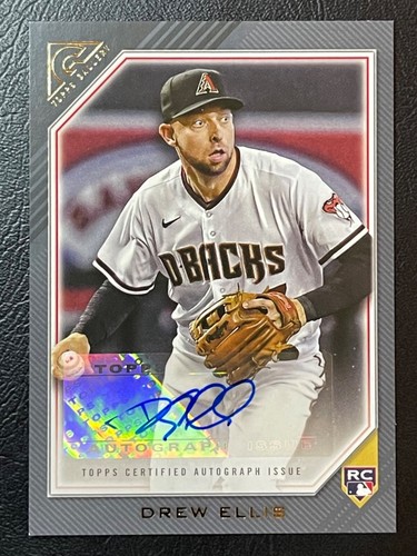 2022 Topps Gallery Rookie Autographs Drew Ellis #RA-DE Diamondbacks ...