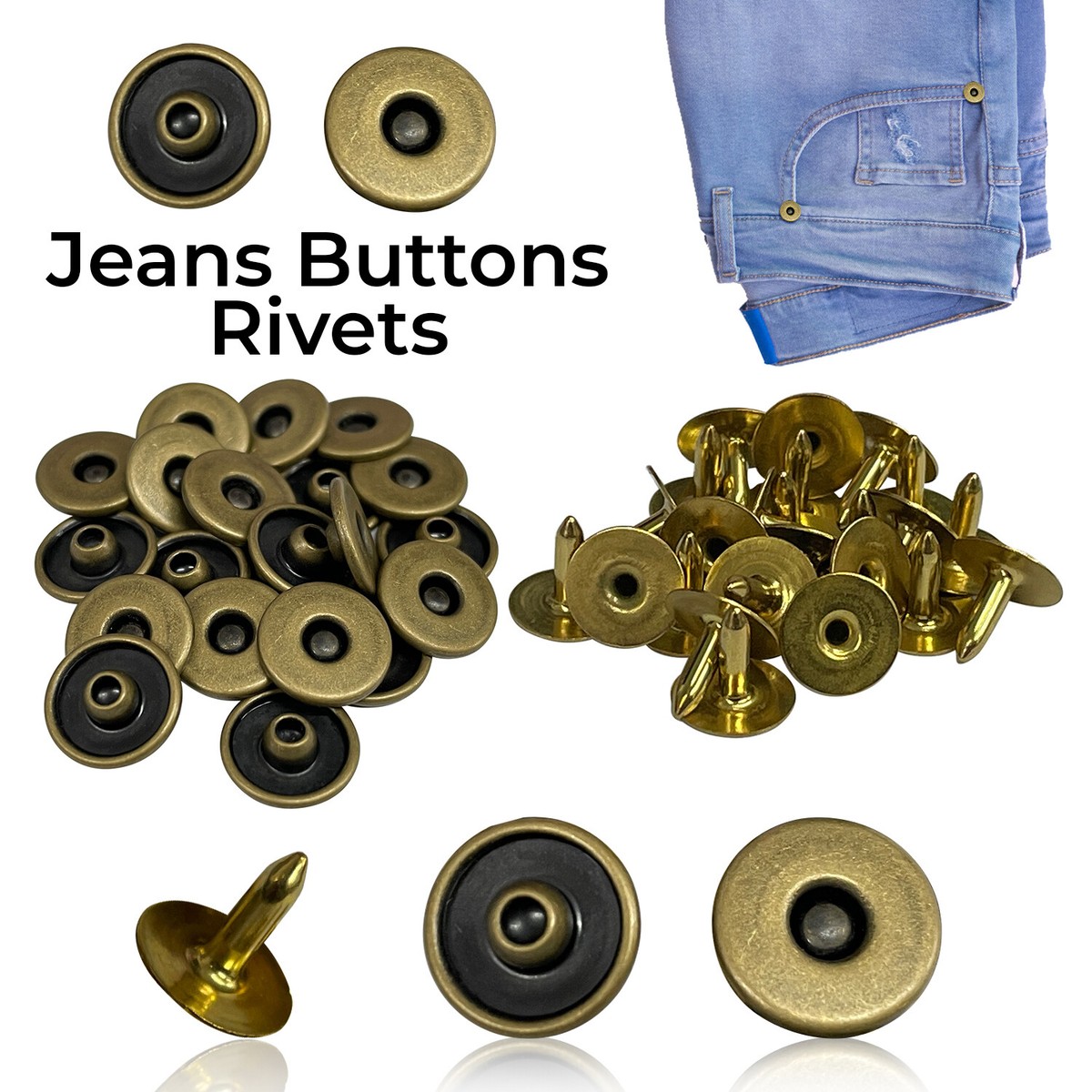 Decorative Brass Rivets