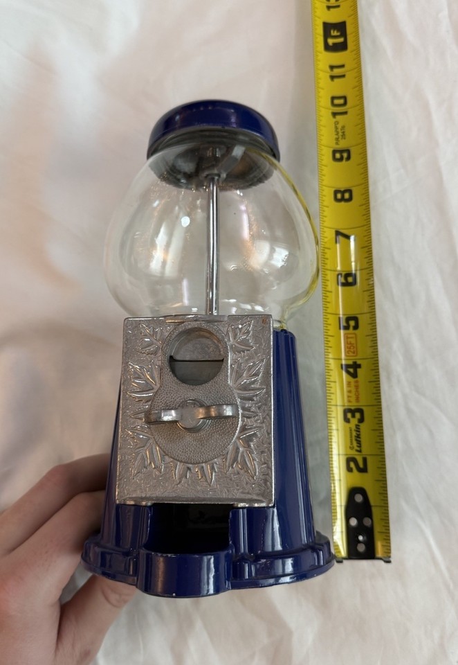Vintage JOLLY GOOD INDUSTRIES Gumball Machine Blue TESTED WORKS! | eBay