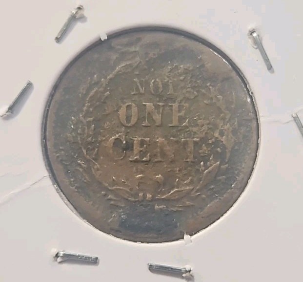 1863 'Not One Cent' copper Indian Head CIVIL WAR TOKEN. (MT.#0821) | eBay