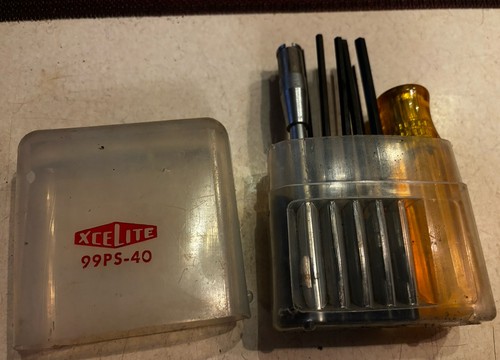 Vintage 11pc XCELITE 99PS-40 Allen Hex Key Set w/99-1 Handle & 99-5 ...