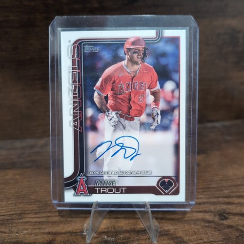 2025 Topps Series 1 Mike Trout Auto #200 Los Angeles Angels - Autograph ...