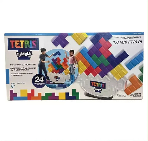 Tetris XL Tumble Game Dynamic Tilting Tower, Tetrimino Blocks Tower ...