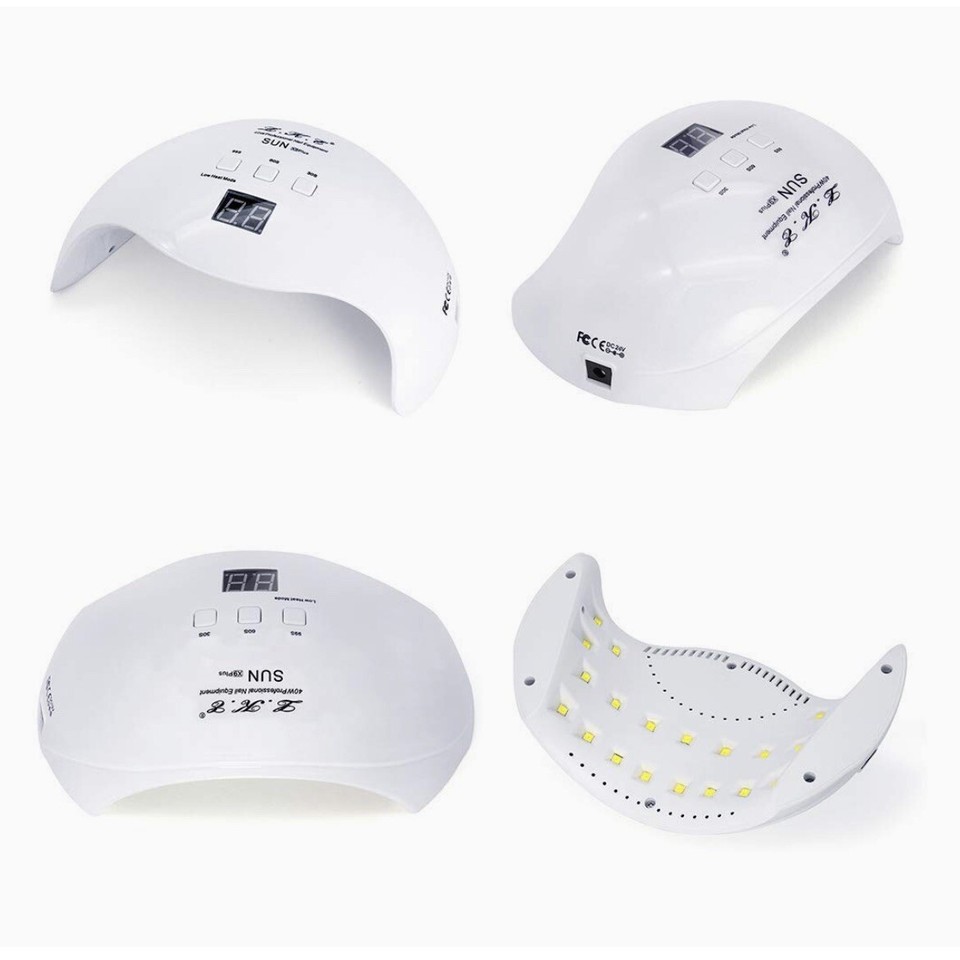 LKE UV LED Professional Lamp for Gel Nails, 40W Gel Nail Polish Dryer ...