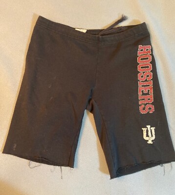 IU Hoosiers Cut Off Sweatpants Women’s Size Small Black | eBay