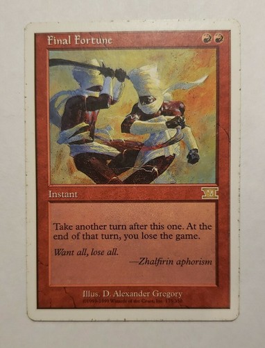 1x Final Fortune Sixth Edition MTG played x1 | eBay