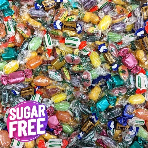 Sugar Free Pick n Mix Hard Sweets – Retro Assorted Wrapped Boiled Candy ...
