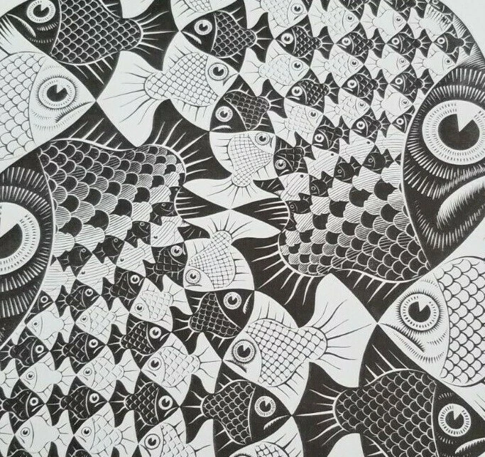 Mc Escher Tessellations Fish