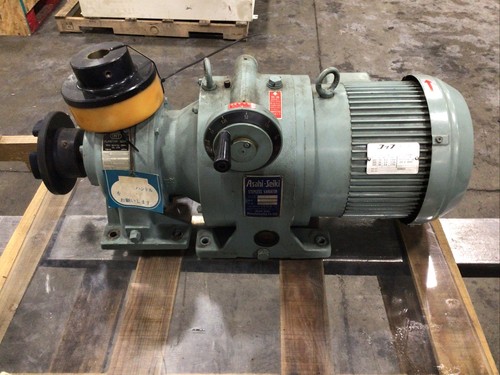 Asahi-Seiki Stepless Variator 20 1.3KW FELQ-7Z IMT PLANETARY 20-MHG-9A ...