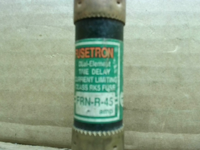 Fusetron FRN-R-45 Time Delay Fuse. Lot of 4 - New No Box | eBay