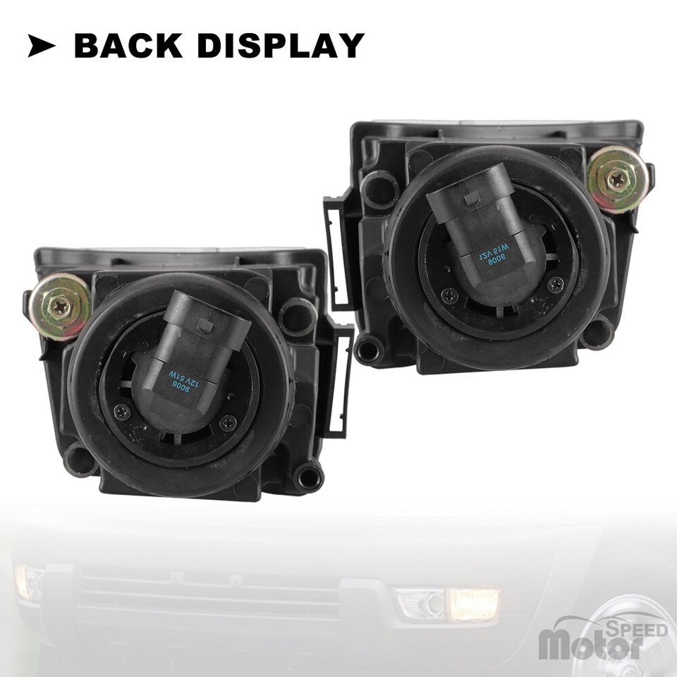 For 2003-2005 Toyota 4Runner Fog Lights Projector Driving Lamps Clear ...