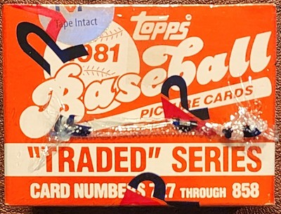 1981 Topps Traded Baseball RVP Tape Intact Factory Sealed Box Set | eBay