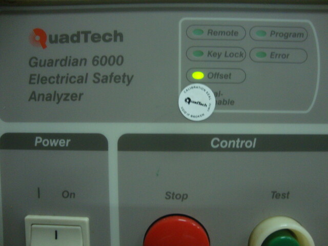 QuadTech GUARDIAN 6000 Electrical Safety Analyzer w/6000-05 Hipot/Line ...