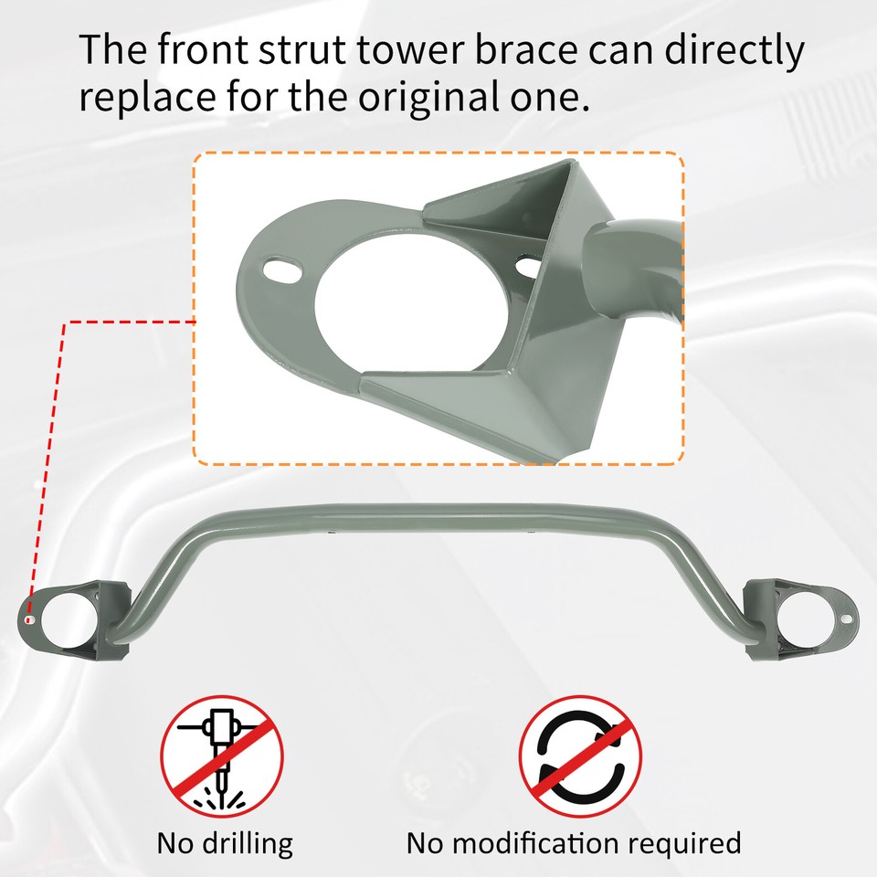 Front Strut Tower Brace For Dodge Charger Challenger / Chrysler 300 ...