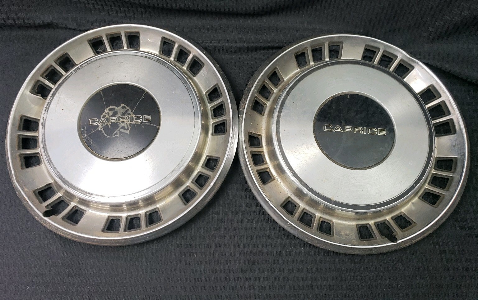 Factory 1986 to 1996 Chevy Caprice 9c1 police hubcaps wheel covers | eBay